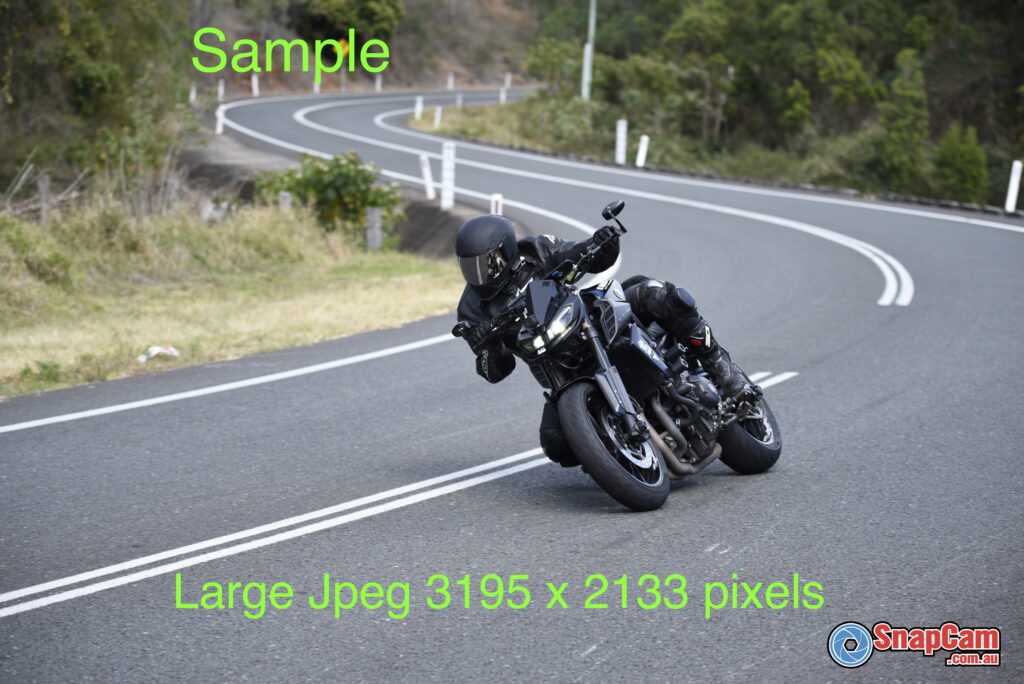 Sample Images showing sizes